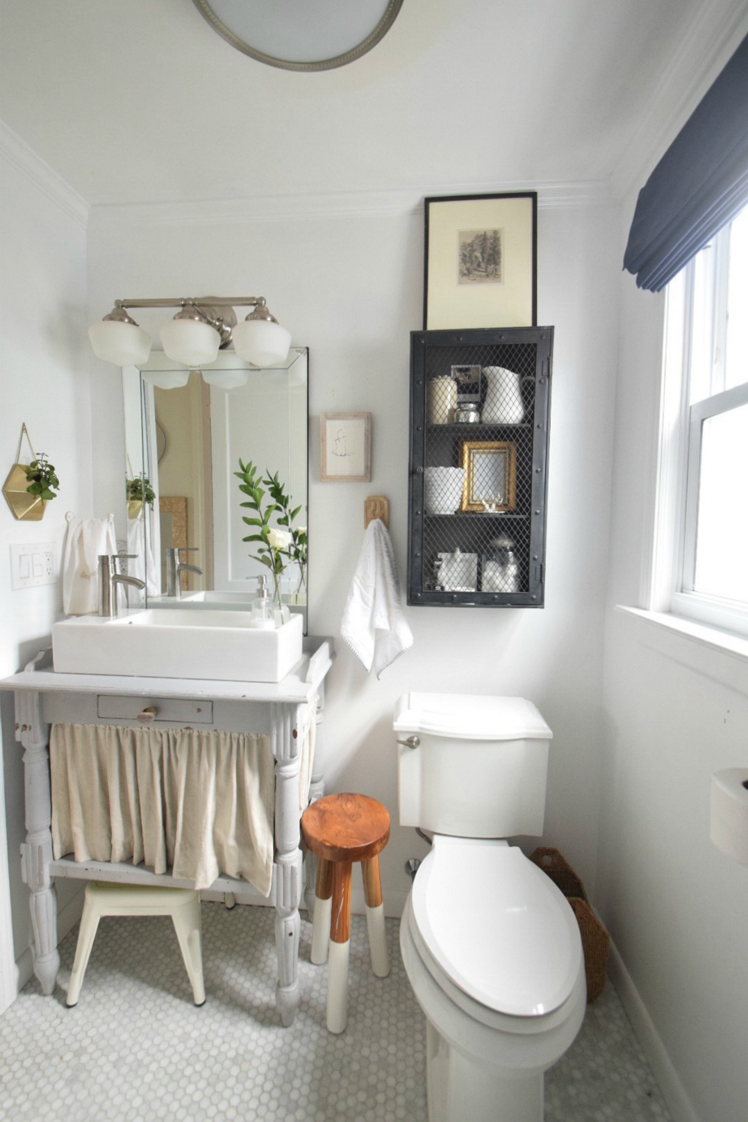 Small Bathroom Ideas And Solutions In Our Tiny Cape Nesting With Grace Small Bathroom Ideas And Solutions In Our Tiny Cape Nesting With Grace