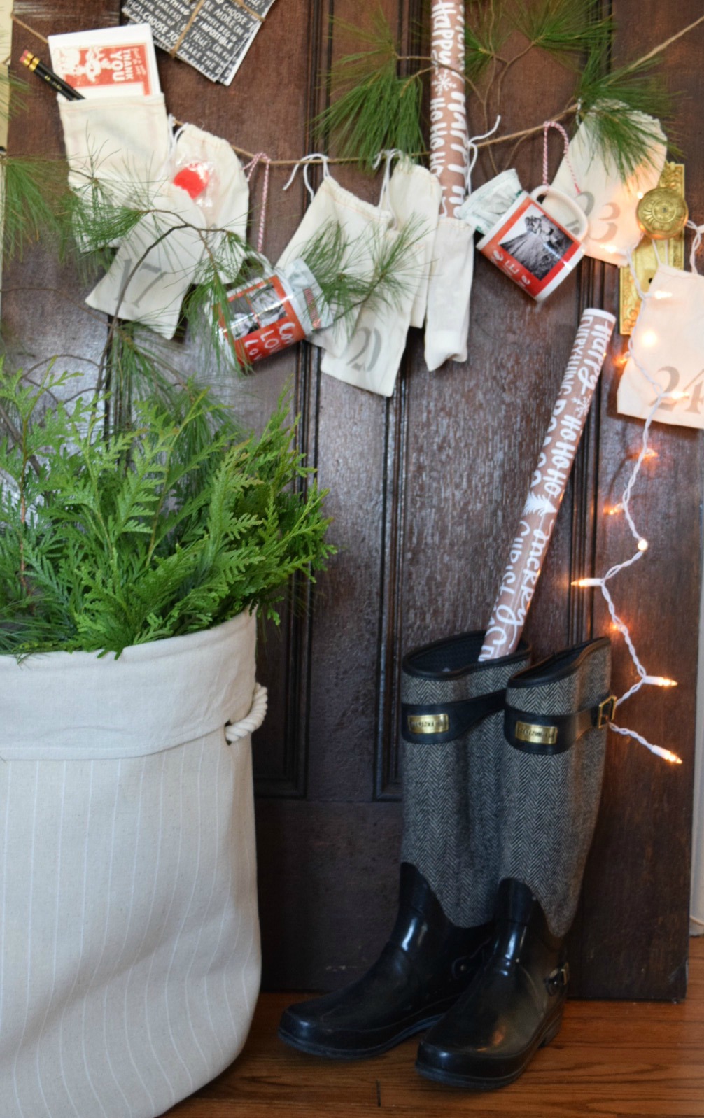 Christmas home tour in a small cape cod style home
