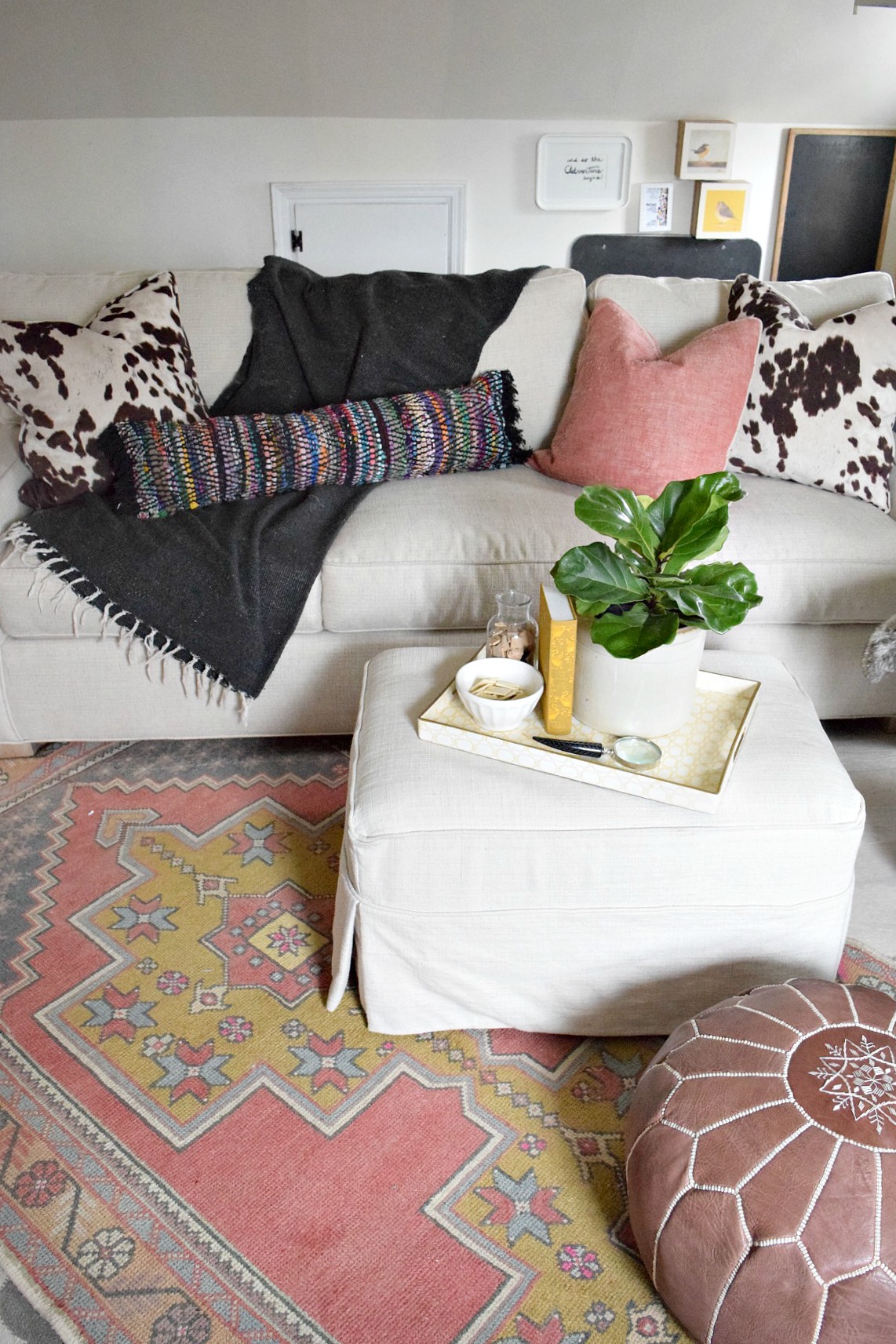 DIY Bohemian Pillow - Nesting With Grace