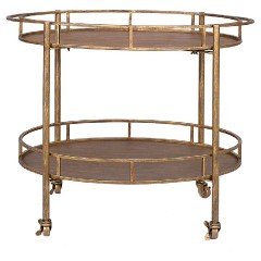 Bar Cart and Serving Station - Nesting With Grace