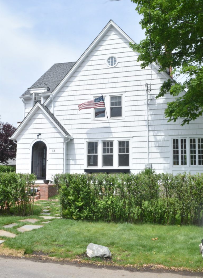 New England Homes- Exterior Paint Color Ideas - Nesting With Grace