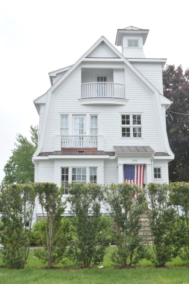 New England Homes- Exterior Paint Color Ideas - Nesting With Grace