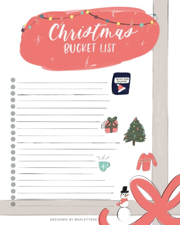 Most Recommended Christmas Books, Christmas Bucket List Printable ...