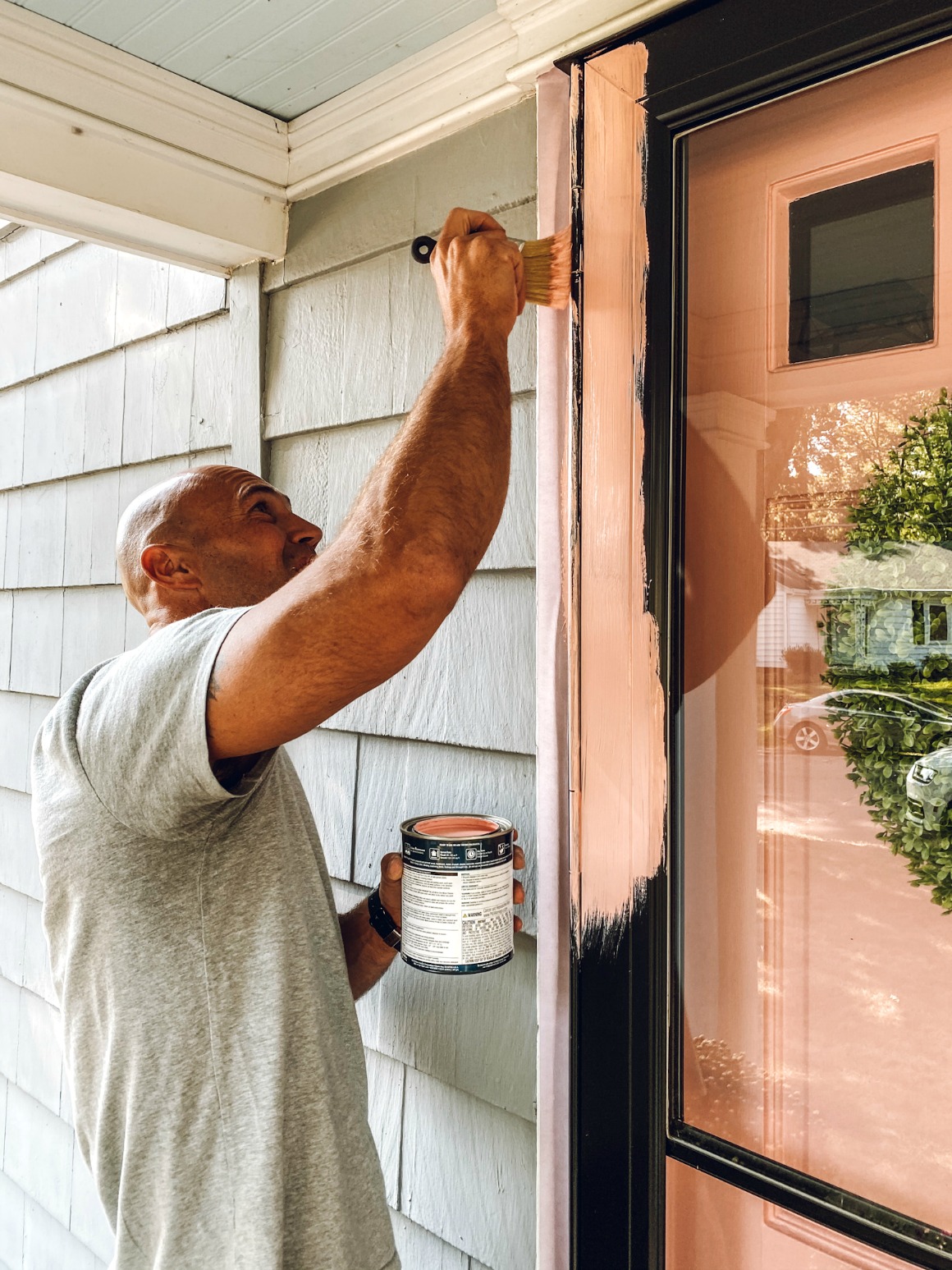 Why You Should Paint Your Storm Door And 4 Ways To Create A Fall Porch