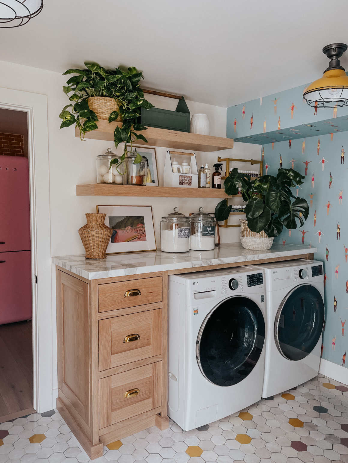 Pool Room and Laundry Room Reveal- Utah Ranch Home - Nesting With Grace