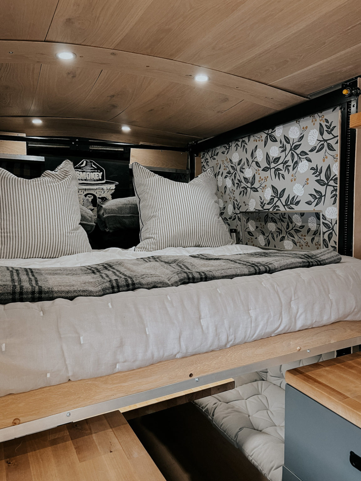 My Parents Converted Cargo Van to a Camper Van - Nesting With Grace