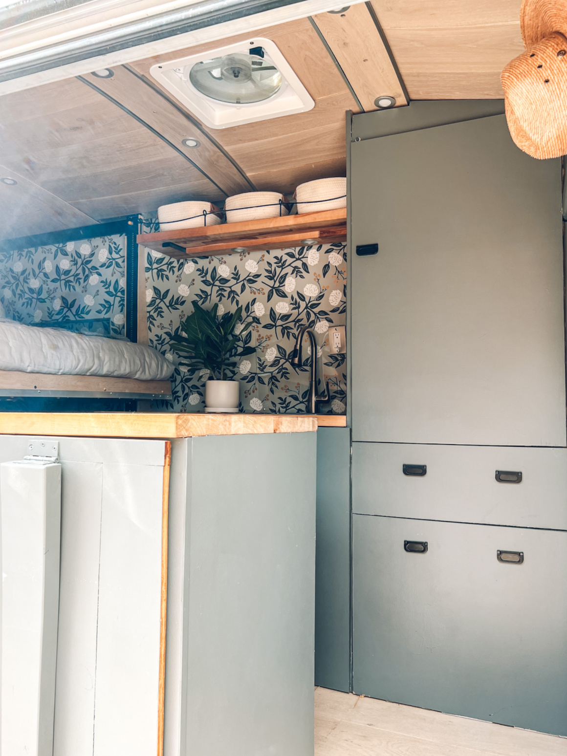 My Parents Converted Cargo Van to a Camper Van - Nesting With Grace
