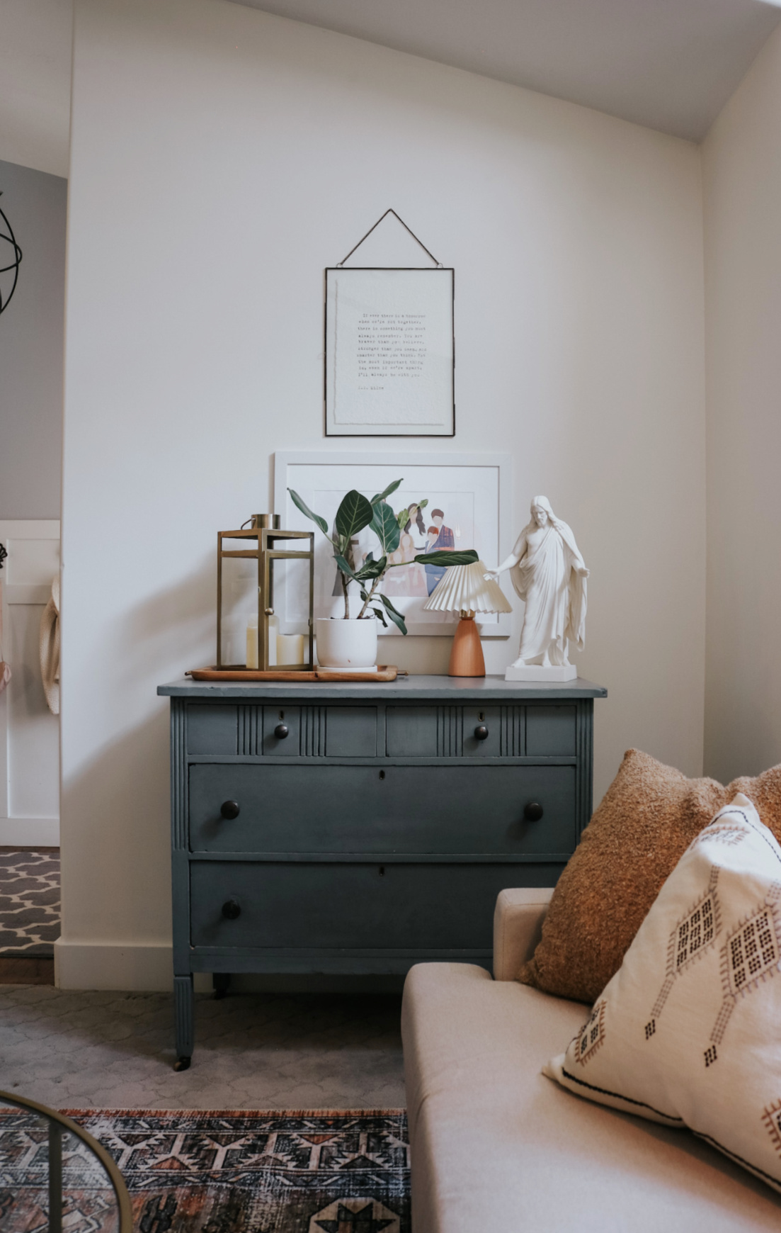 Living Room and Painted Piano Makeover for Deserving Single Mom ...