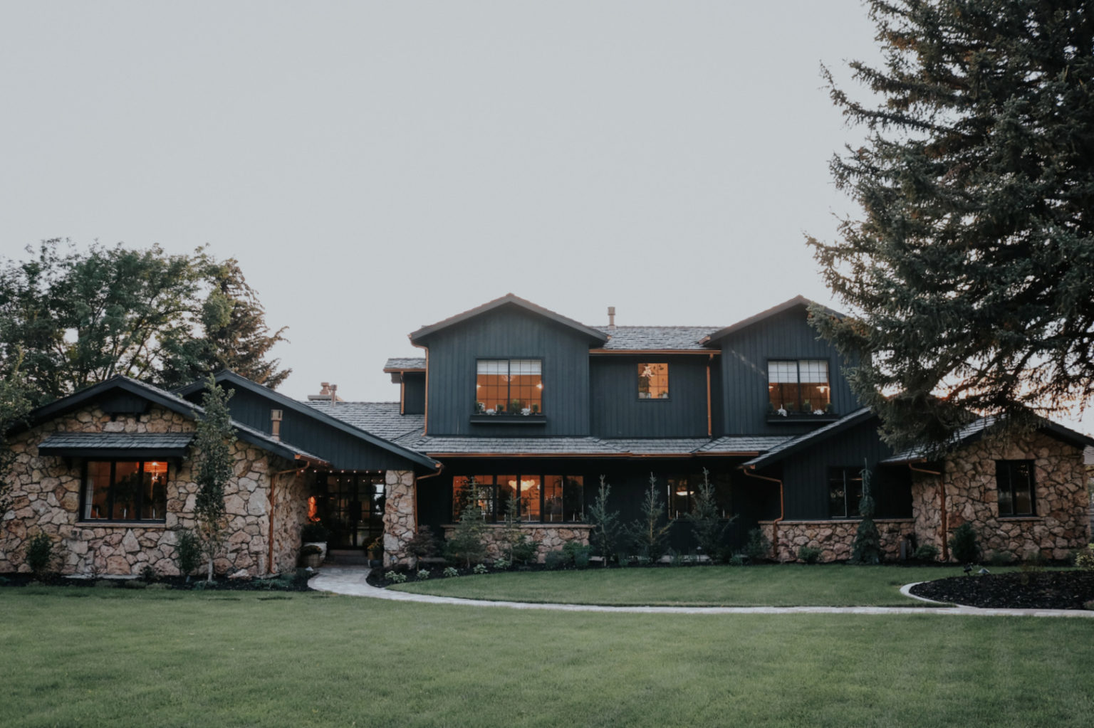 Exterior Before and After- Our Cedar Shake Roof- Utah Ranch Home ...