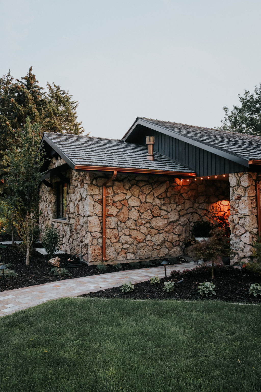 Exterior Before and After- Our Cedar Shake Roof- Utah Ranch Home ...