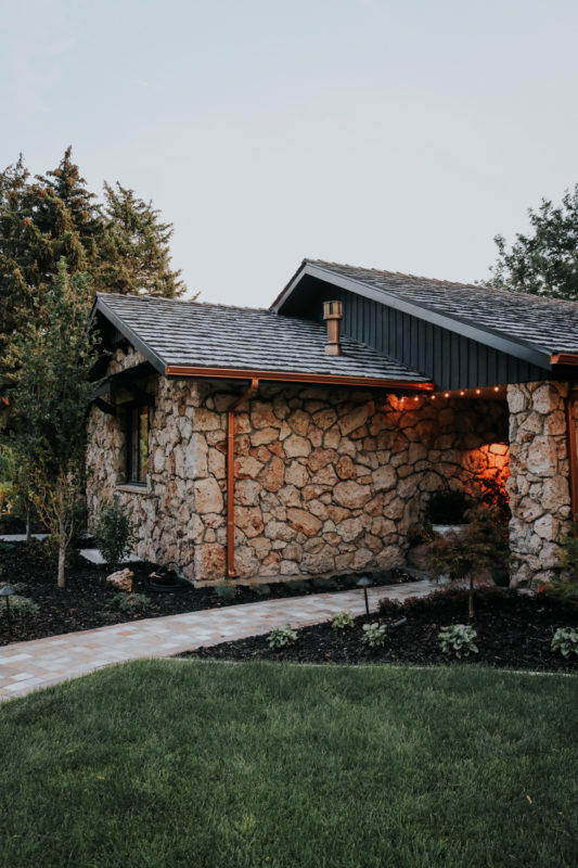 Exterior Before and After- Our Cedar Shake Roof- Utah Ranch Home ...