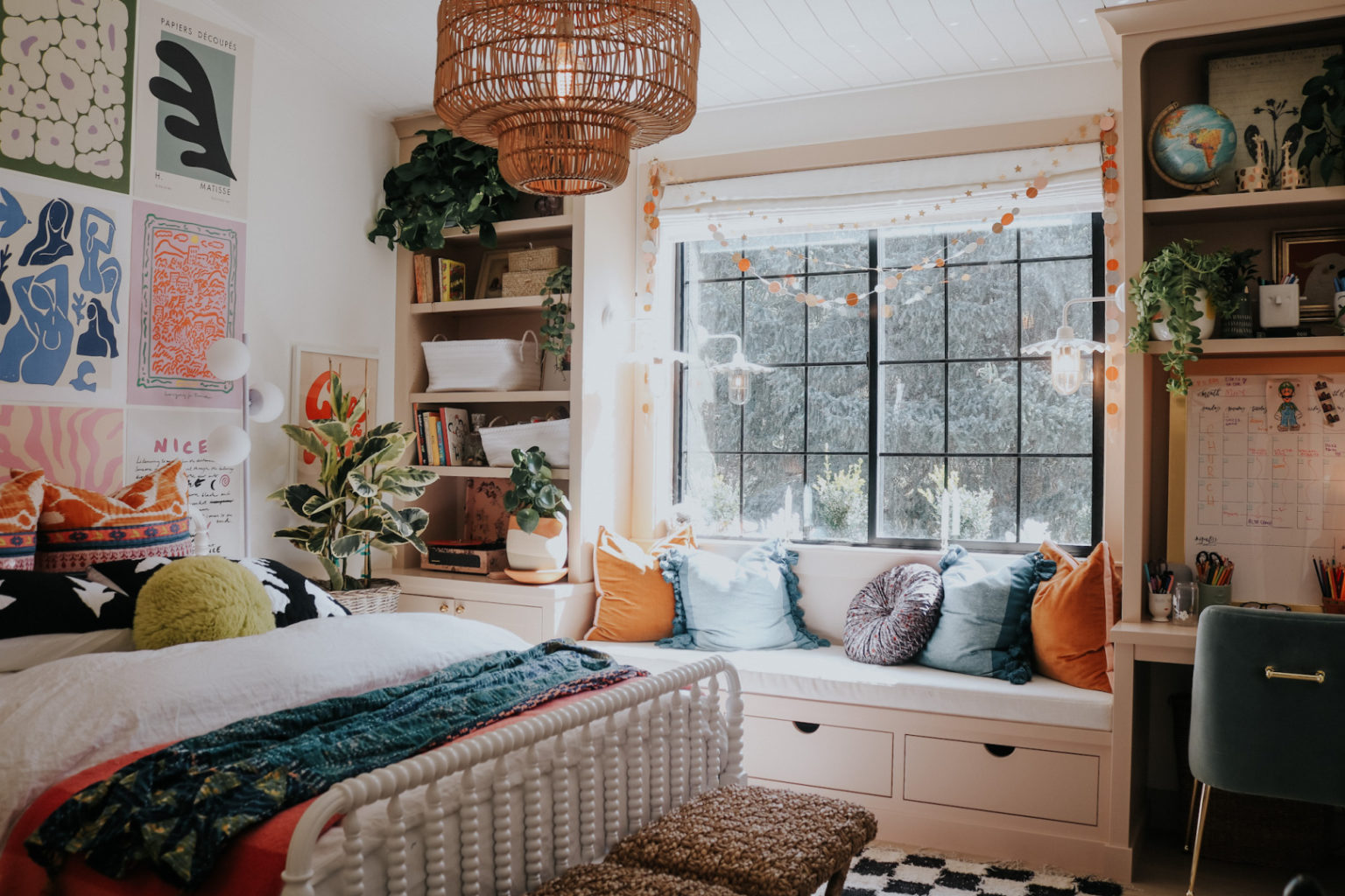 Timeless Bedding and Poster Statement Wall- Ella's Room - Nesting With ...