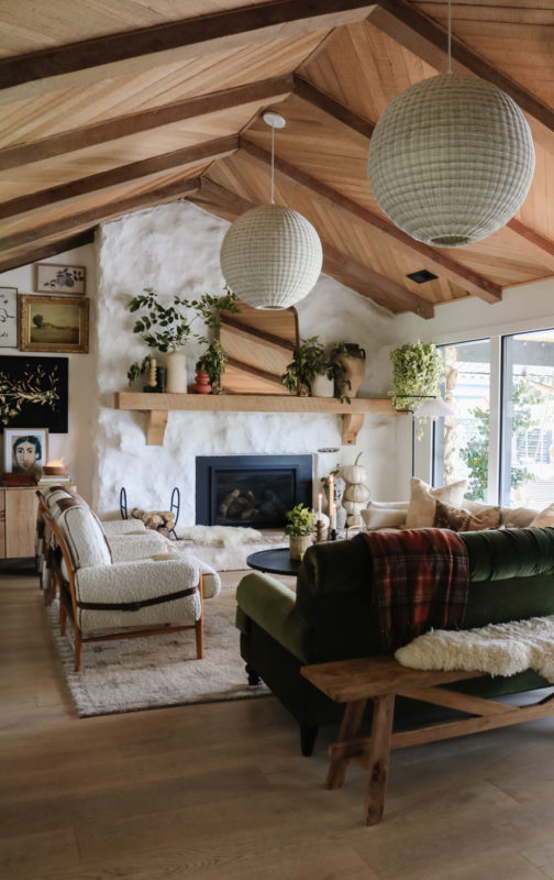 Simple Ways to Add Fall Decor- Our Fall Family Room - Nesting With Grace