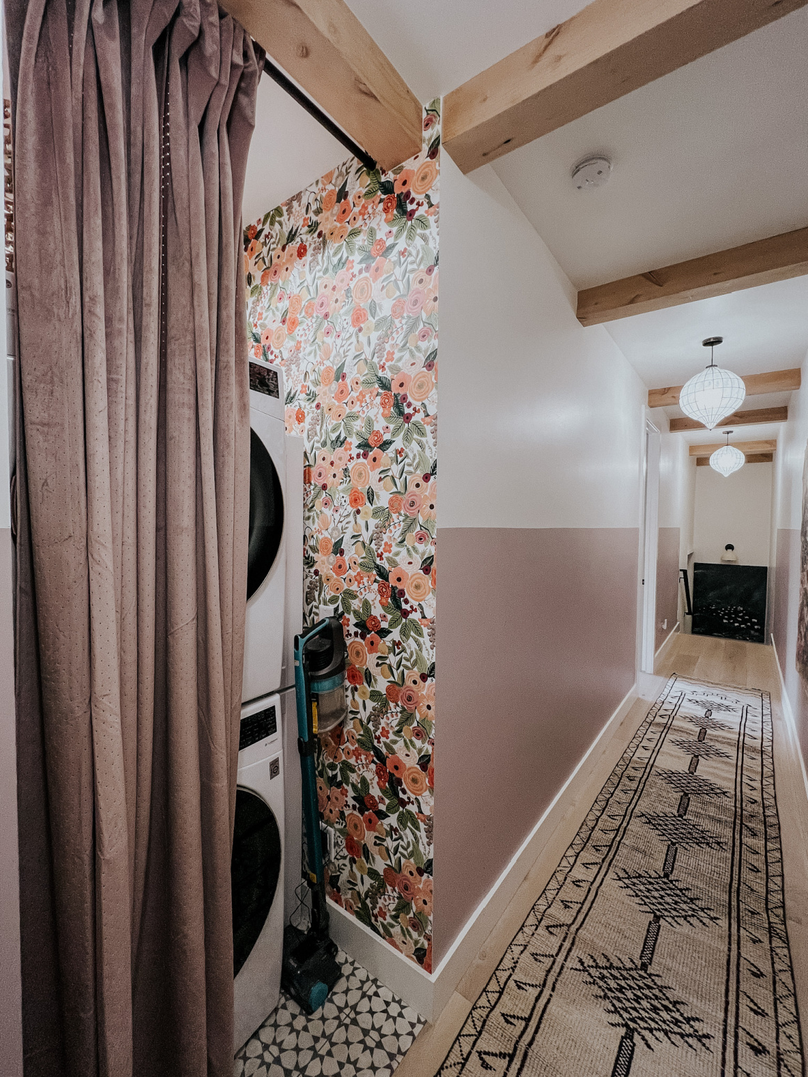 Second Floor Laundry Nook - Nesting With Grace
