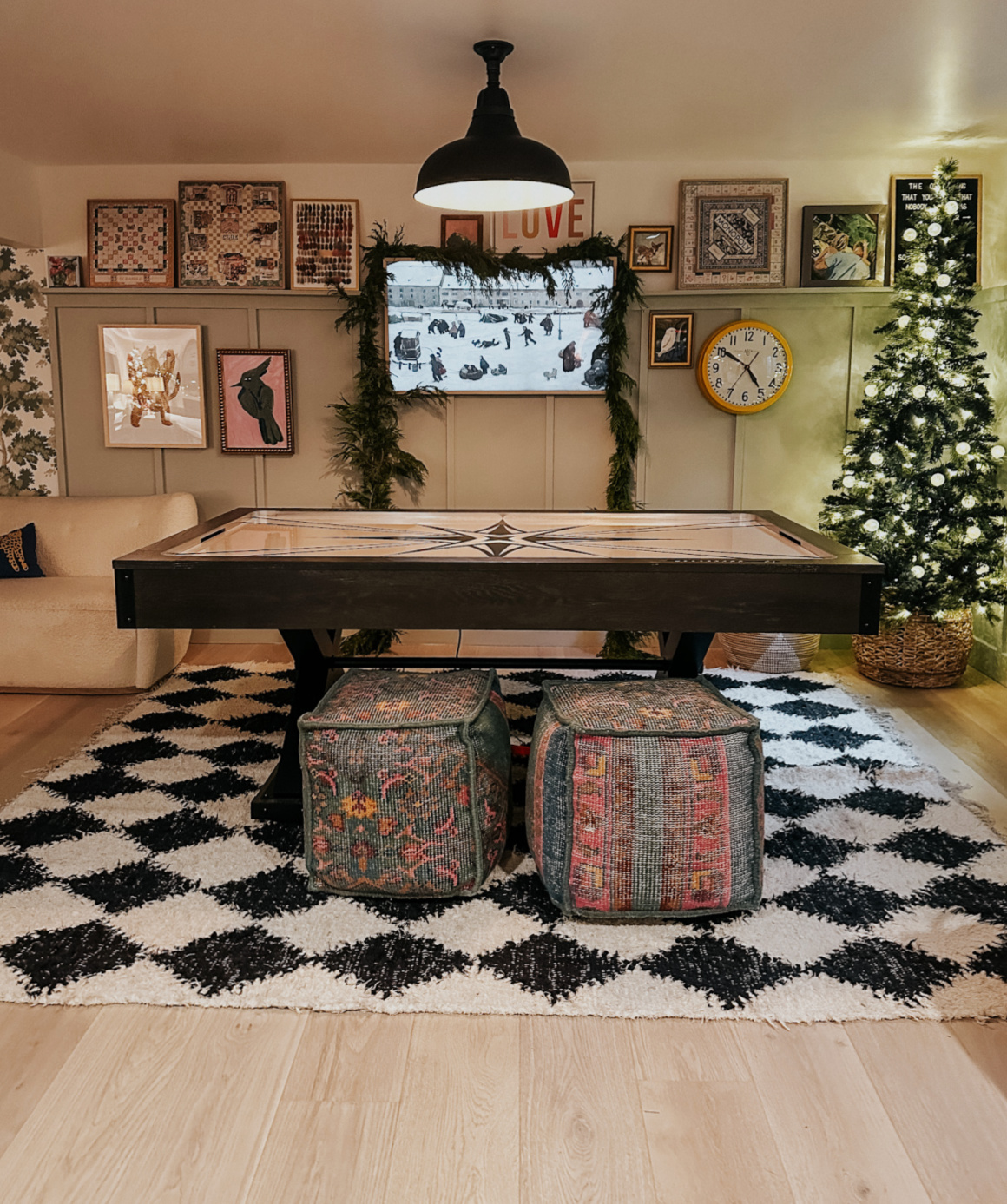 Christmas in our Basement- Where Christmas Morning Happens - Nesting ...