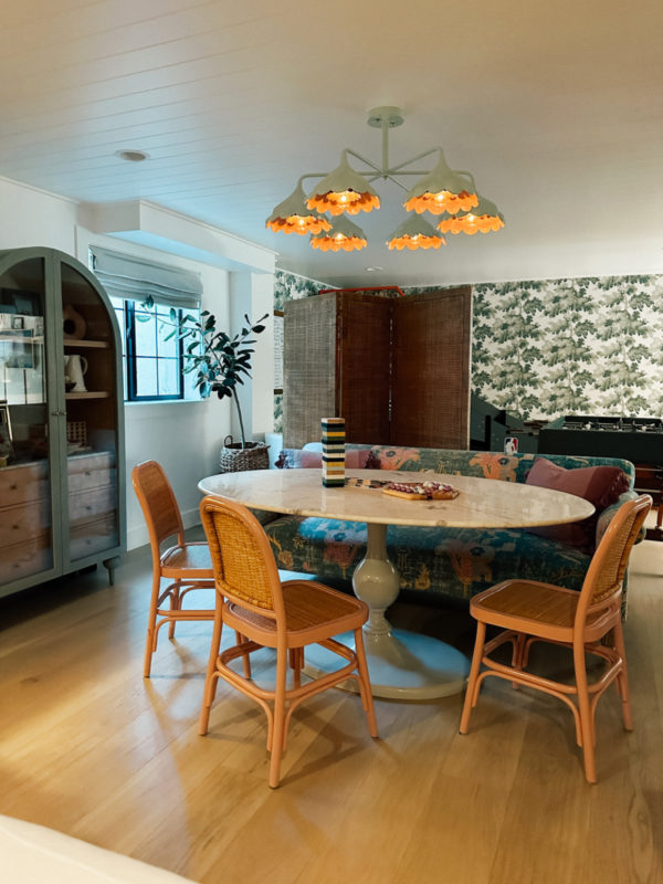 New Whimsical Light Fixture over Game Table - Nesting With Grace