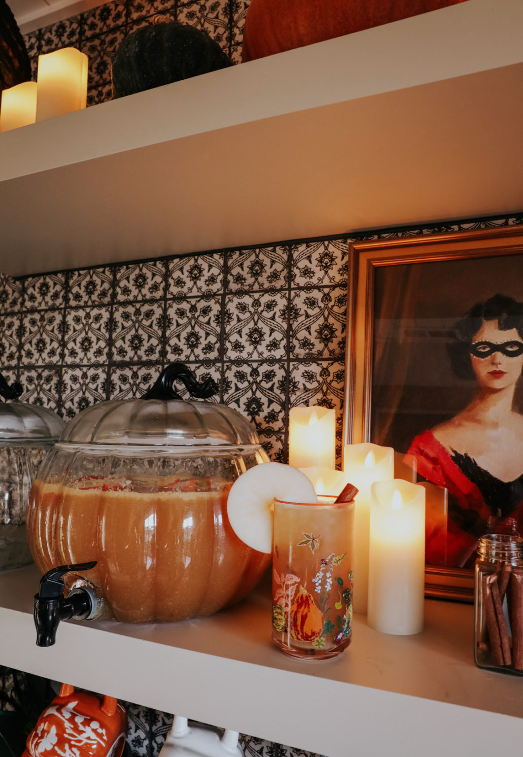 Fall Punch Recipe with Printable and Halloween Styled Shelves for a ...