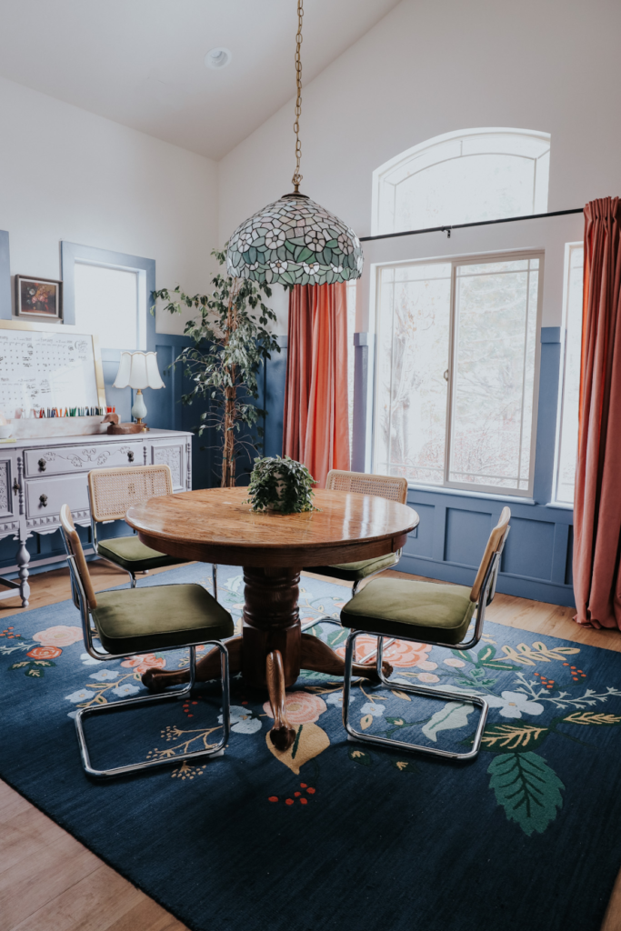 Home Office with Color of the Year Walls- Blue Nova - Nesting With Grace