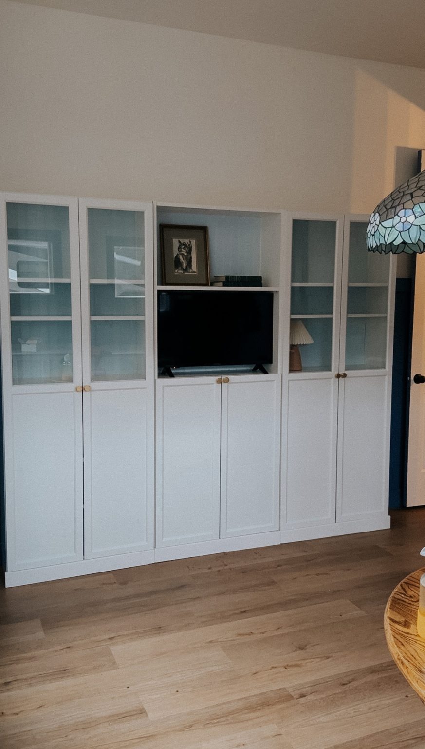 Home Office with Color of the Year Walls- Blue Nova - Nesting With Grace
