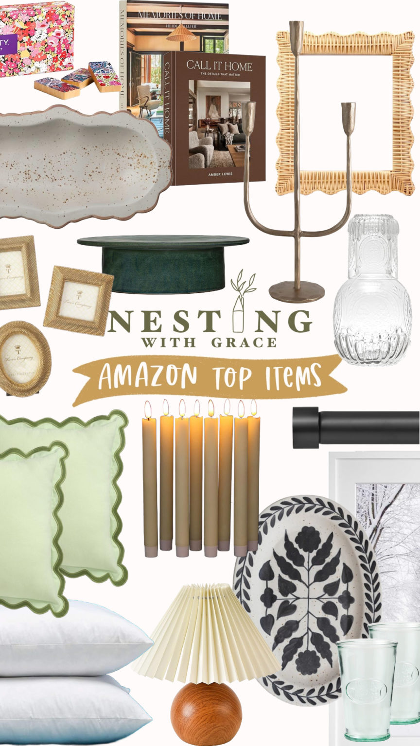 Home Decor Favorite Things from Amazon- Curtain Rods, Games, Pillow ...