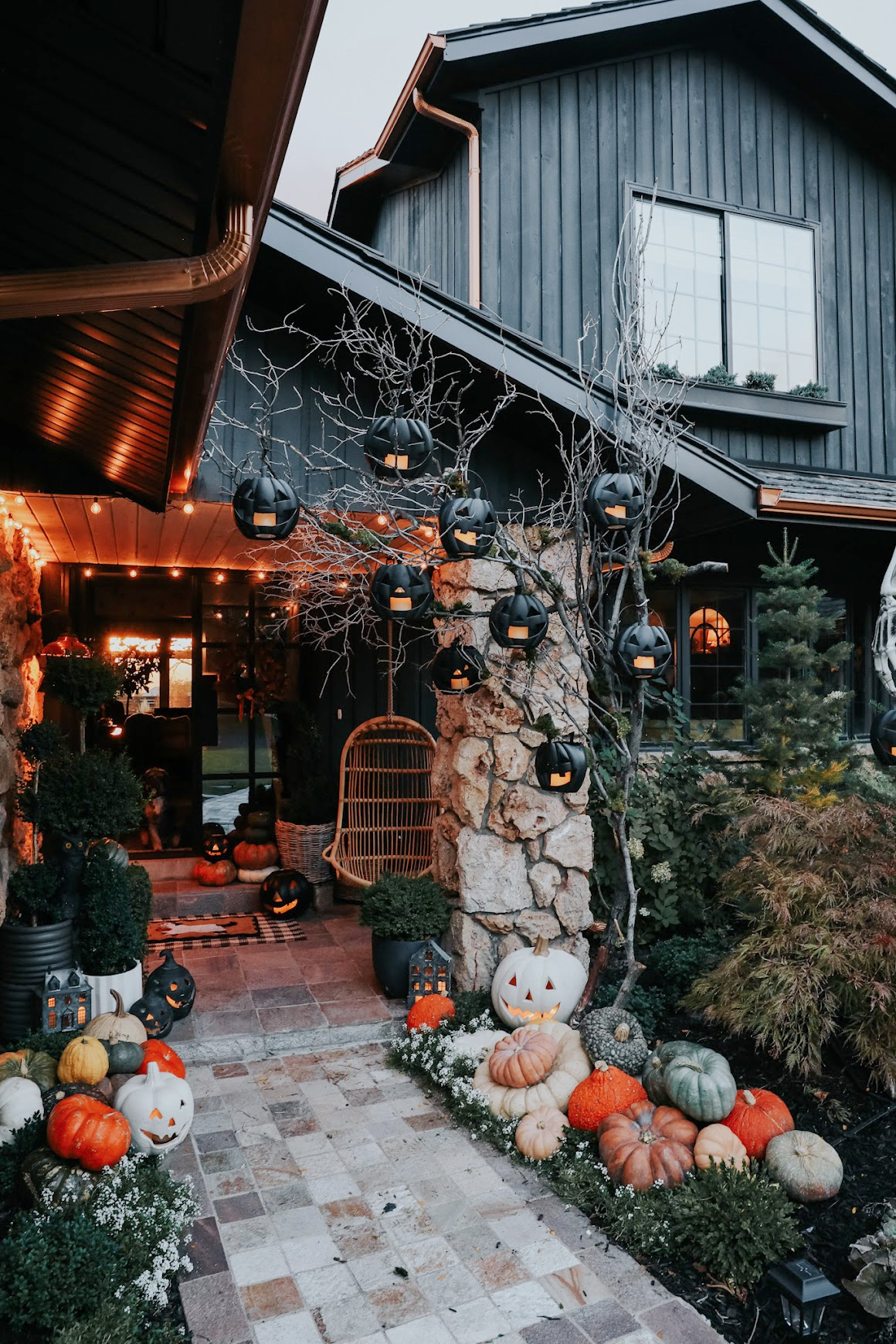 Simple Ways to Bring Fall Inside and Our Fall Porch - Nesting With Grace