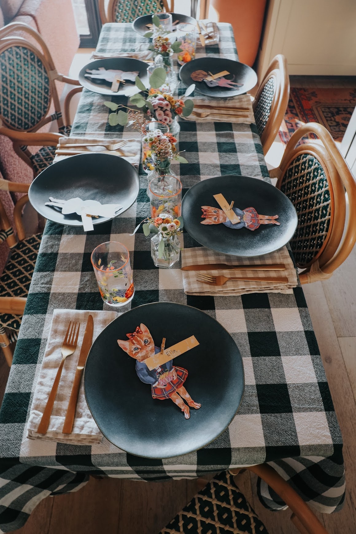 Christmas Table Setting- Little Women Inspired - Nesting With Grace