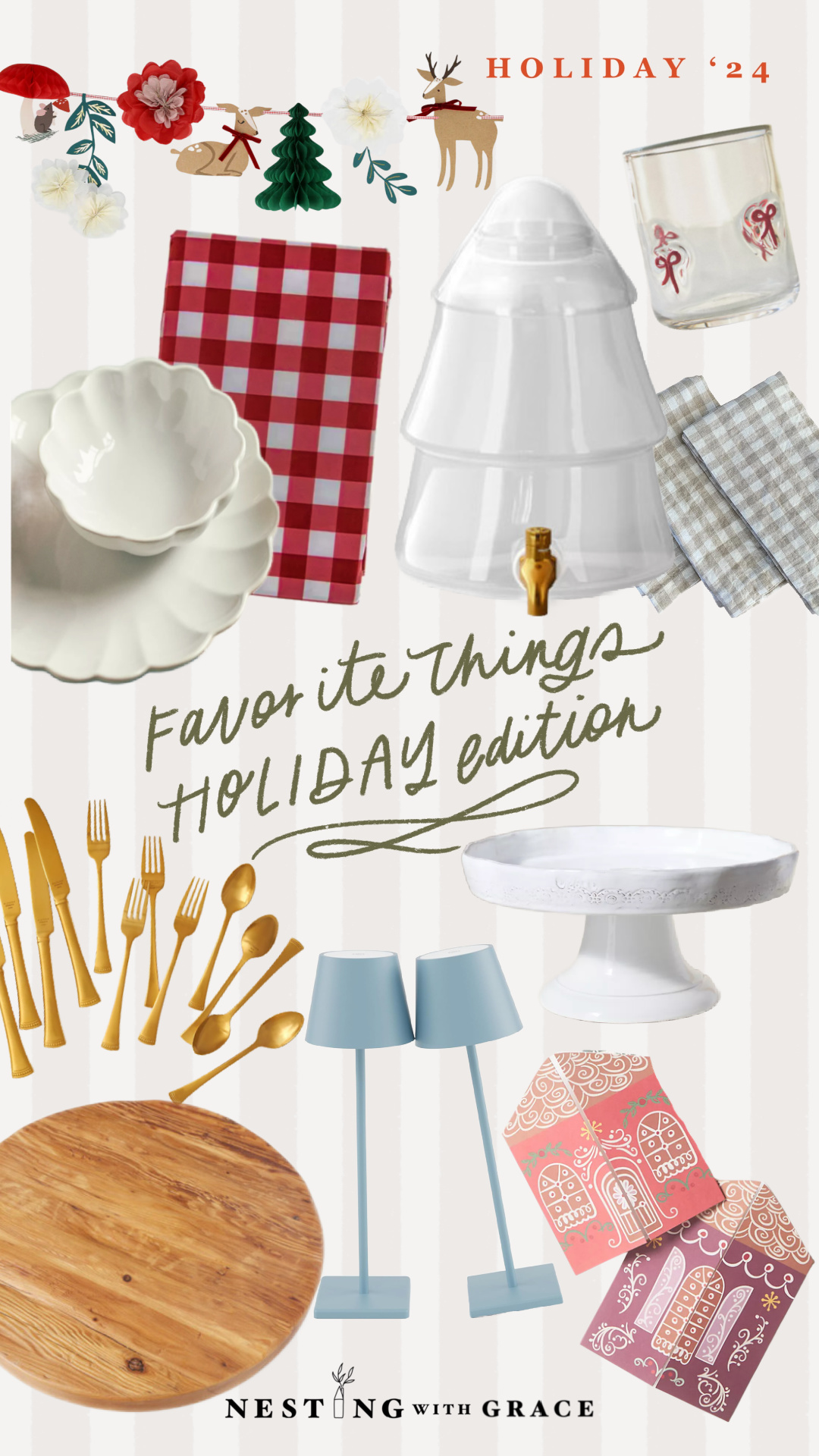 Christmas Table Setting- Little Women Inspired - Nesting With Grace