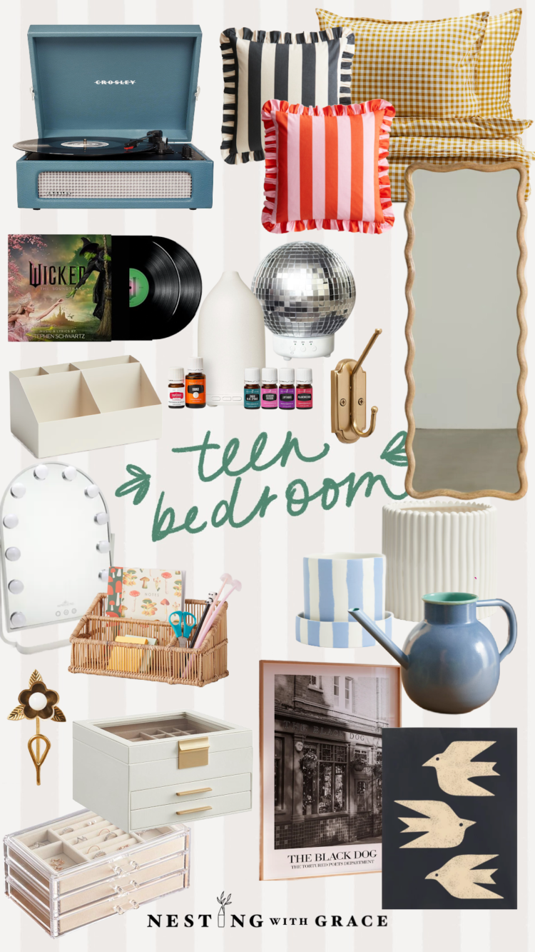 12 Favorite Things in Teen Girls Bedroom - Nesting With Grace