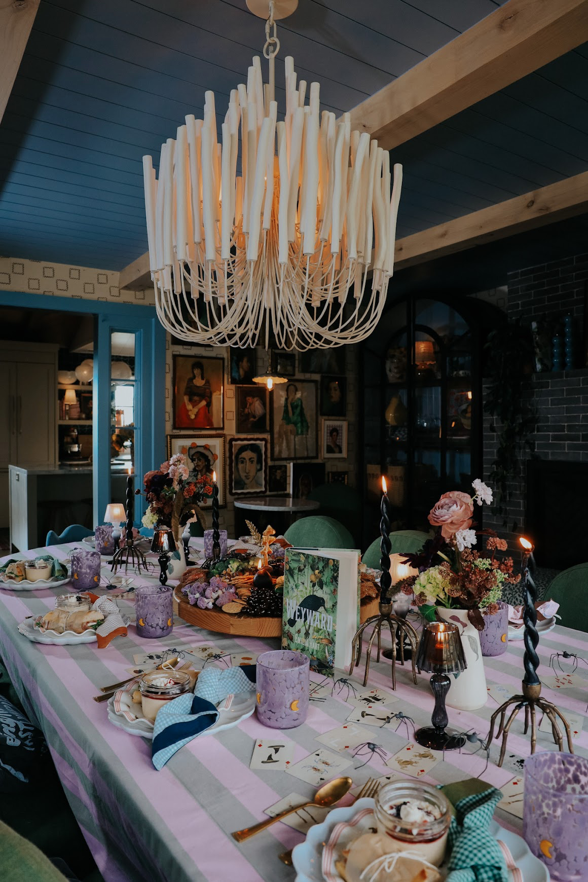 Fall Book Club Idea with Fall Table Setting and Fall Book Ideas ...